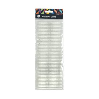 Pearl Adhesive Gem Strips 4mm 47 Pack | Hobbycraft