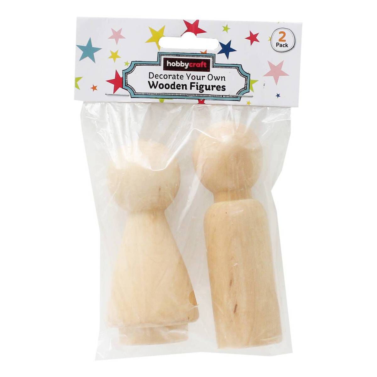 Decorate Your Own Wooden Figures 2 Pack | Hobbycraft