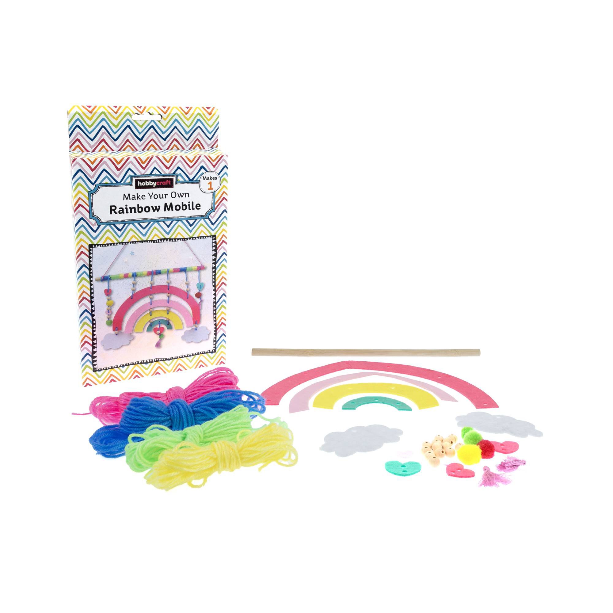 Make Your Own Rainbow Mobile Kit | Hobbycraft