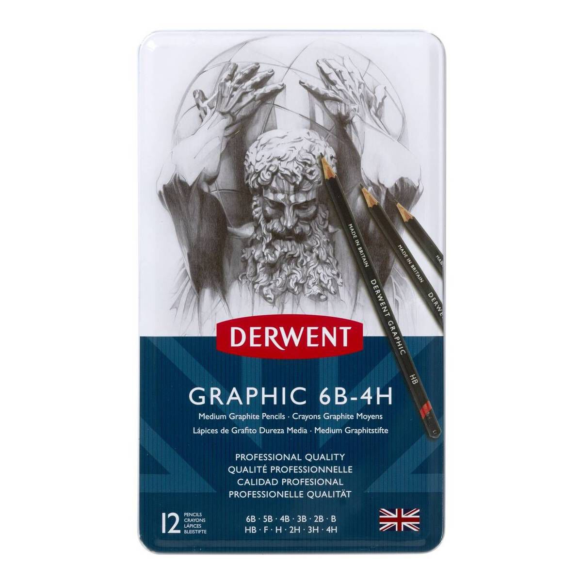 Derwent Graphic Medium Pencils 12 Pack | Hobbycraft