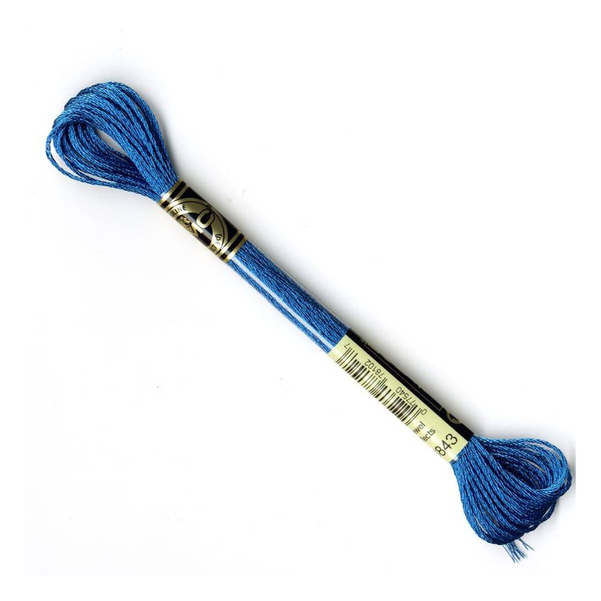 DMC Mouline Light Blue Sapphire Light Effects Embroidery Thread 8m ...