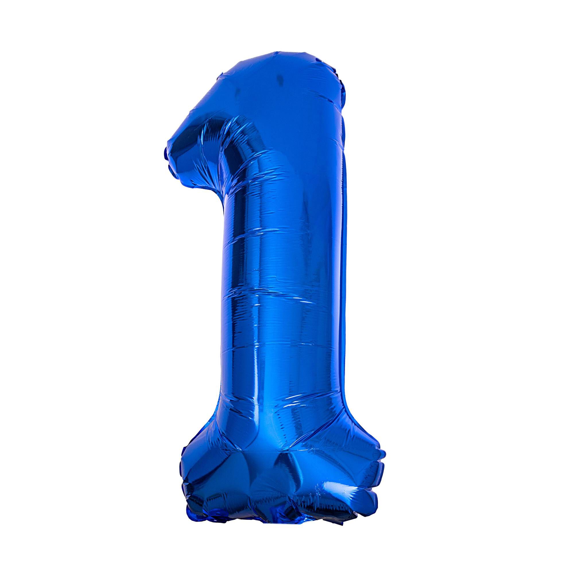 Extra Large Blue Foil Number 1 Balloon | Hobbycraft