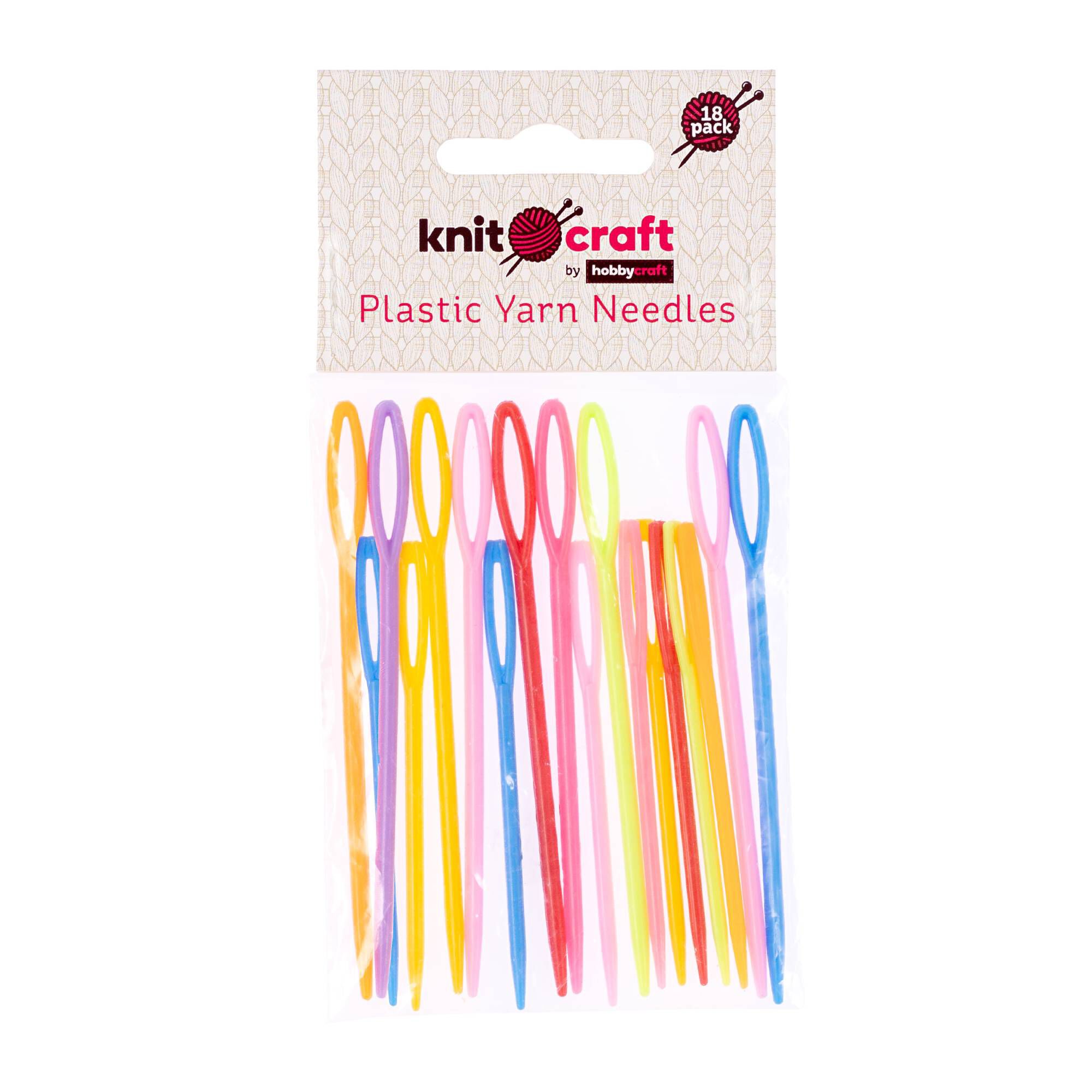 Plastic Yarn Needles 18 Pack | Hobbycraft
