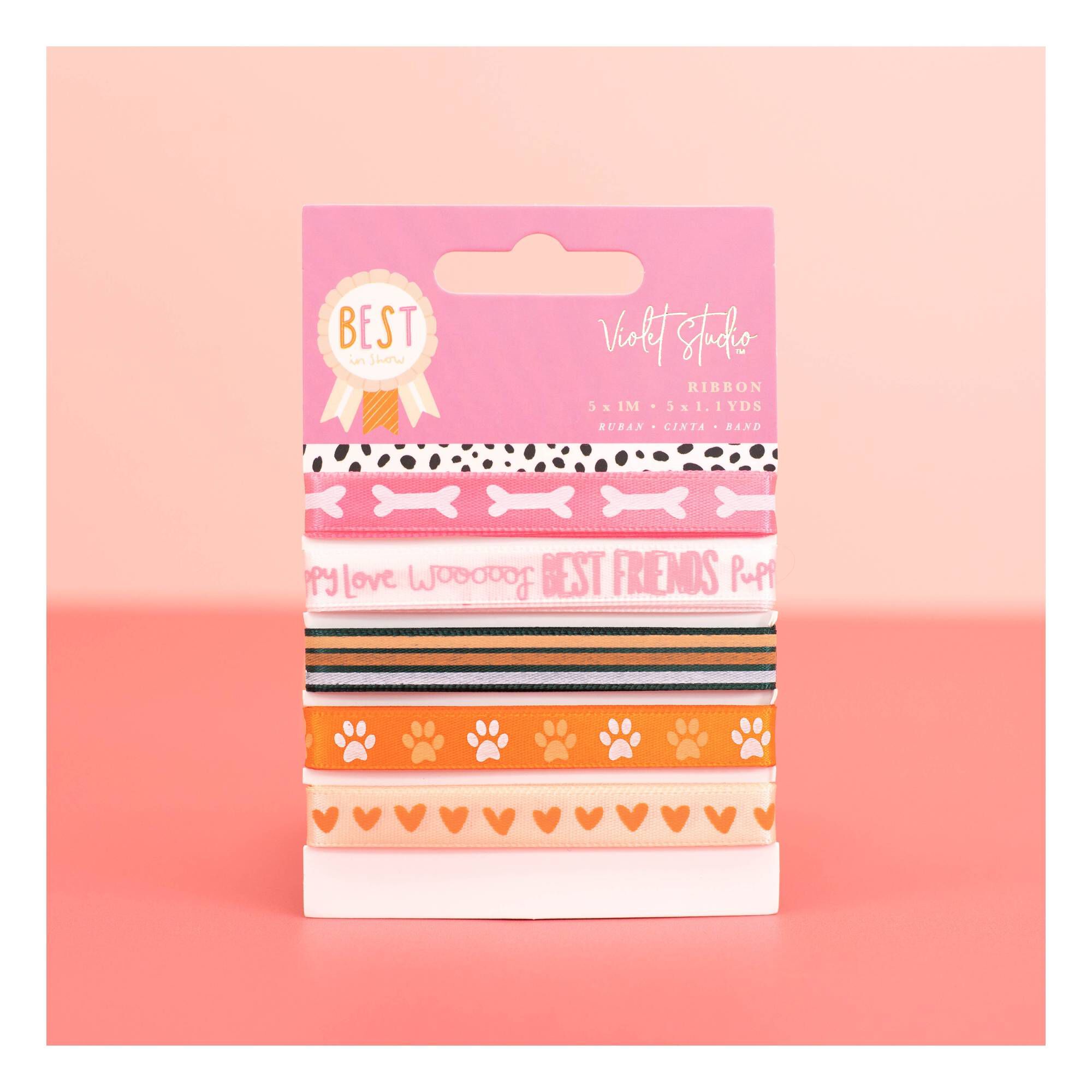 Violet Studio Best in Show Ribbons 1m 5 Pack | Hobbycraft