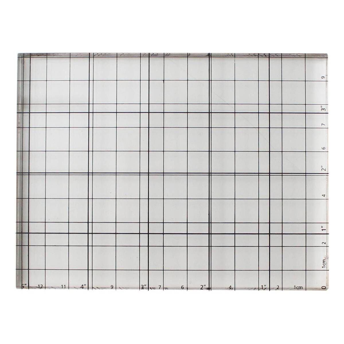 Clear Acrylic Printing Block 10cm x 13cm | Hobbycraft