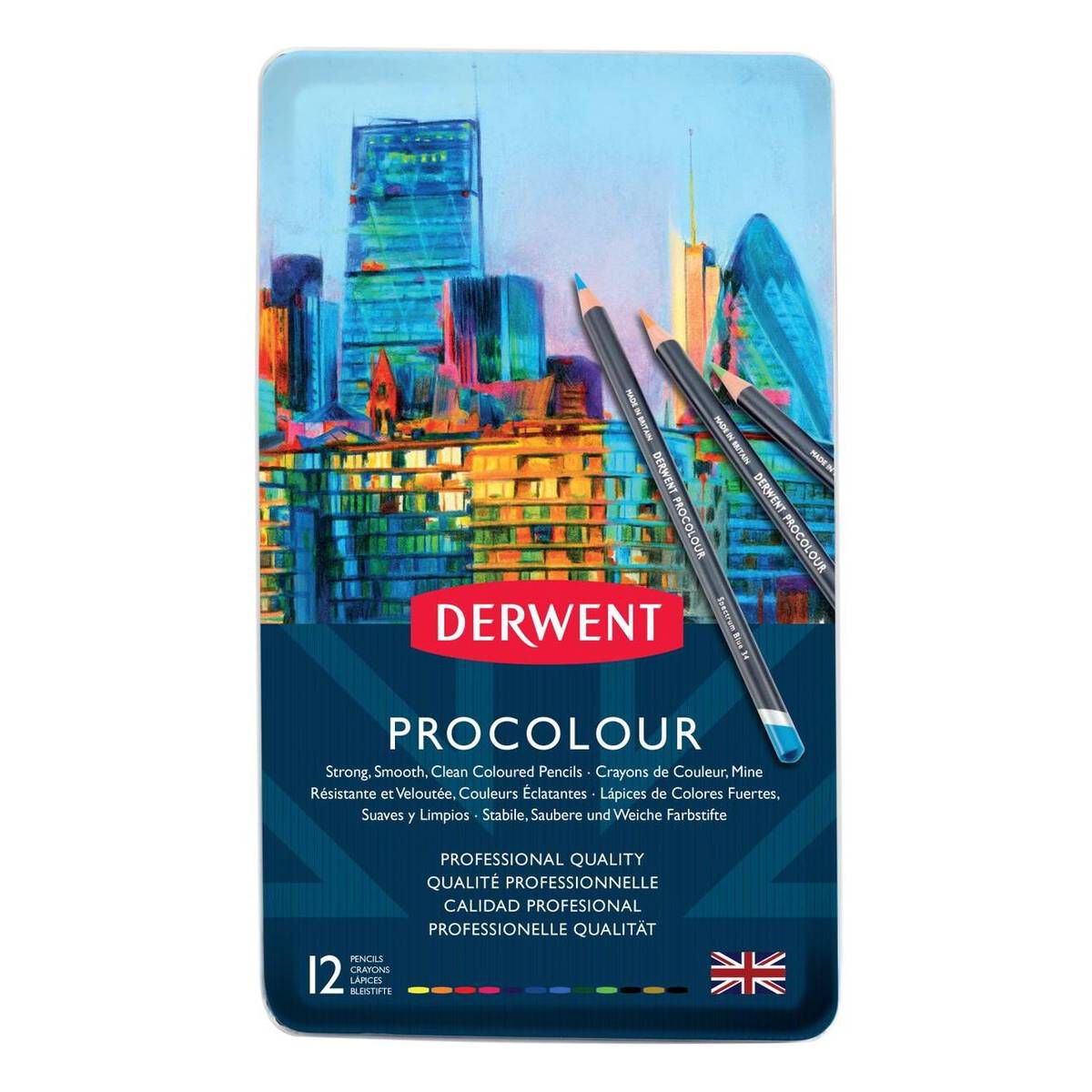 Derwent Procolour Pencils 12 Pack | Hobbycraft
