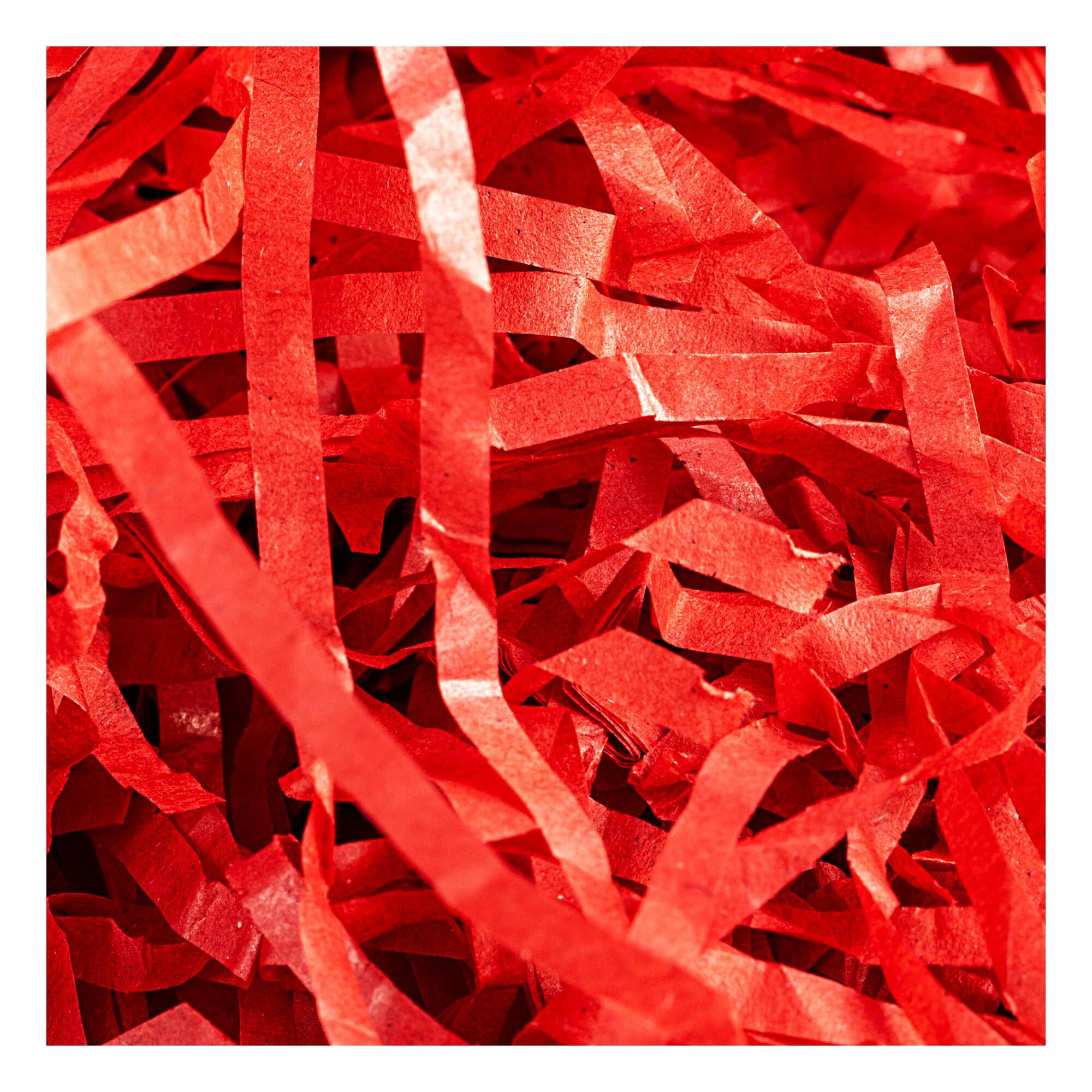 Red Shredded Tissue Paper 25g | Hobbycraft