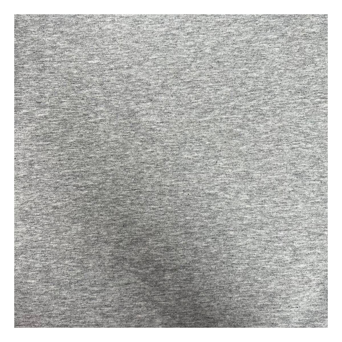 Grey Cotton Spandex Jersey Fabric by the Metre | Hobbycraft