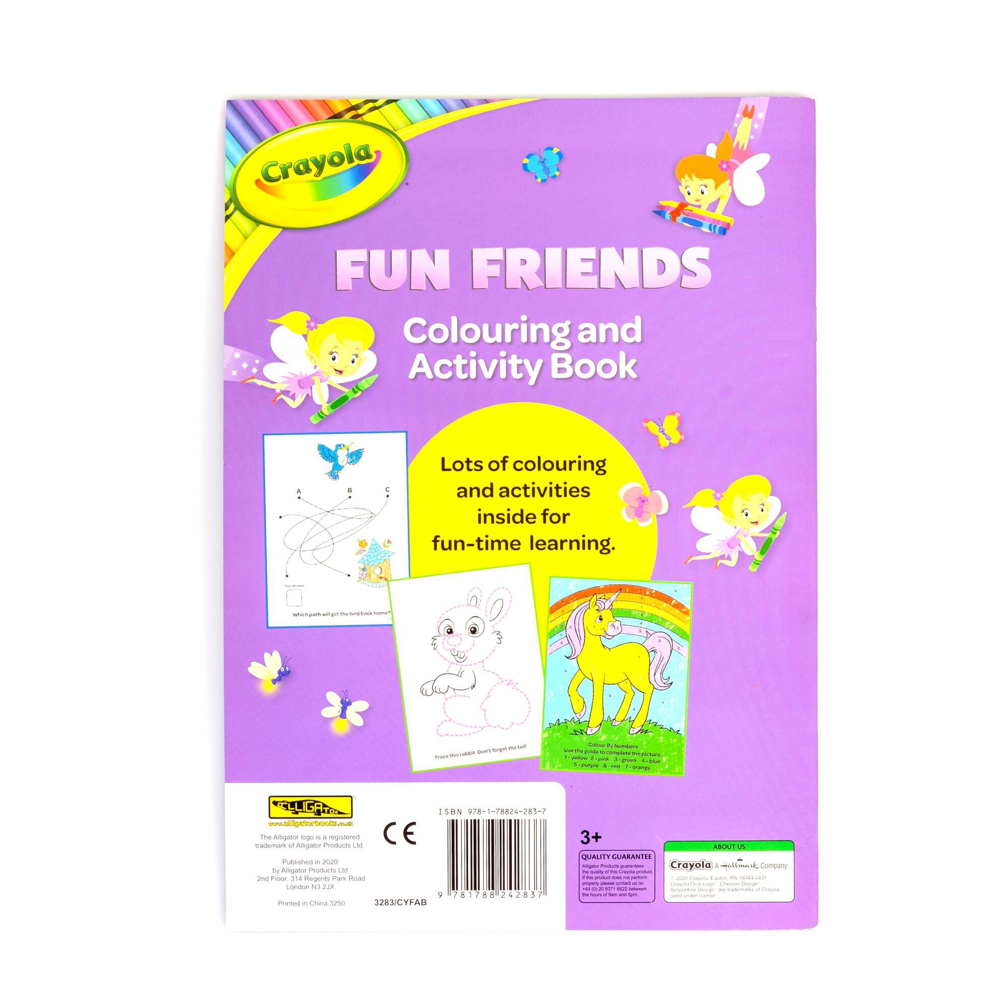 Crayola Fun Friends Colouring Book | Hobbycraft