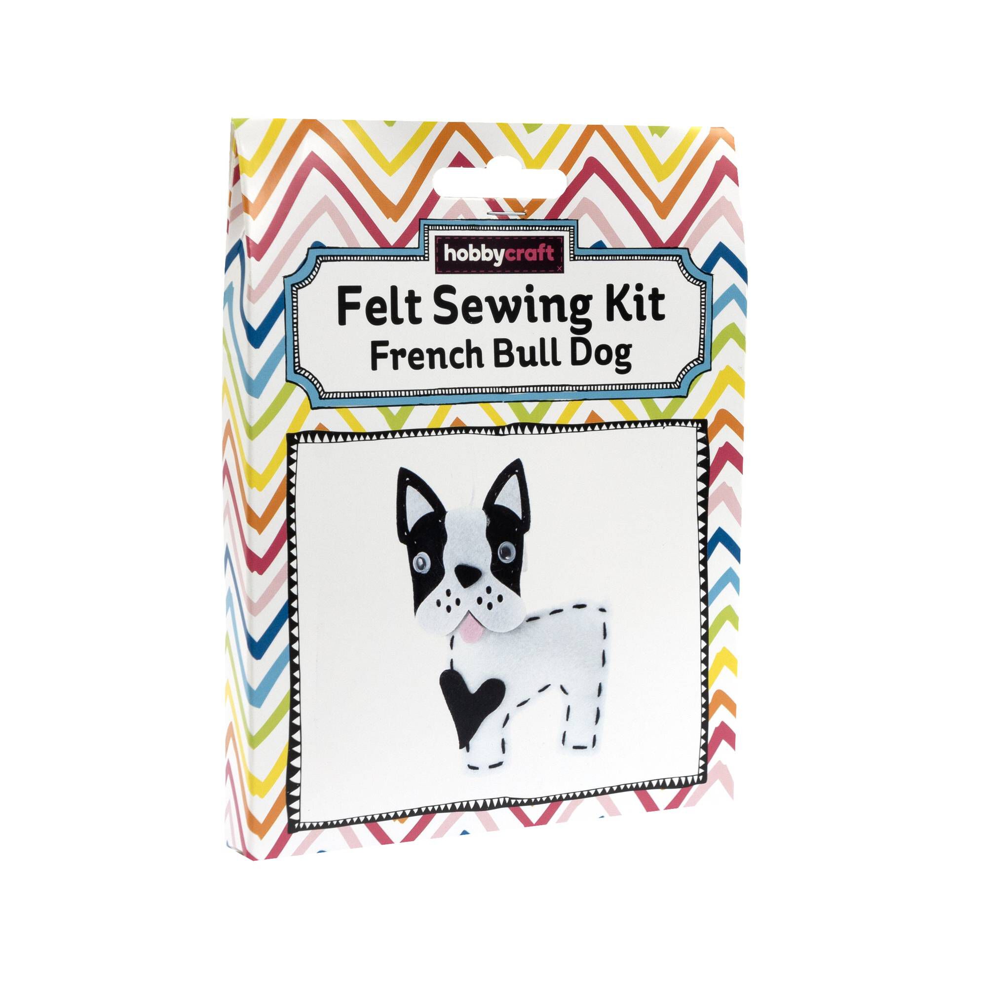 French Bulldog Felt Sewing Kit | Hobbycraft