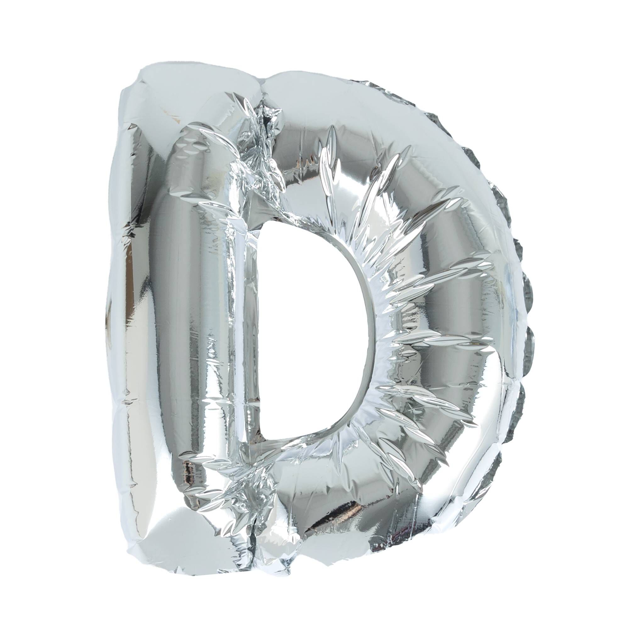 Silver Foil Letter D Balloon | Hobbycraft