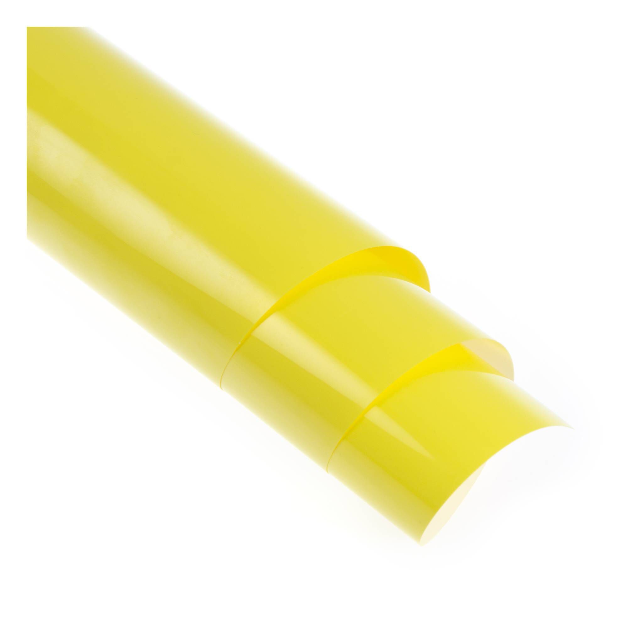 Yellow PU Iron-On Vinyl 12 x 24 Inches | Hobbycraft