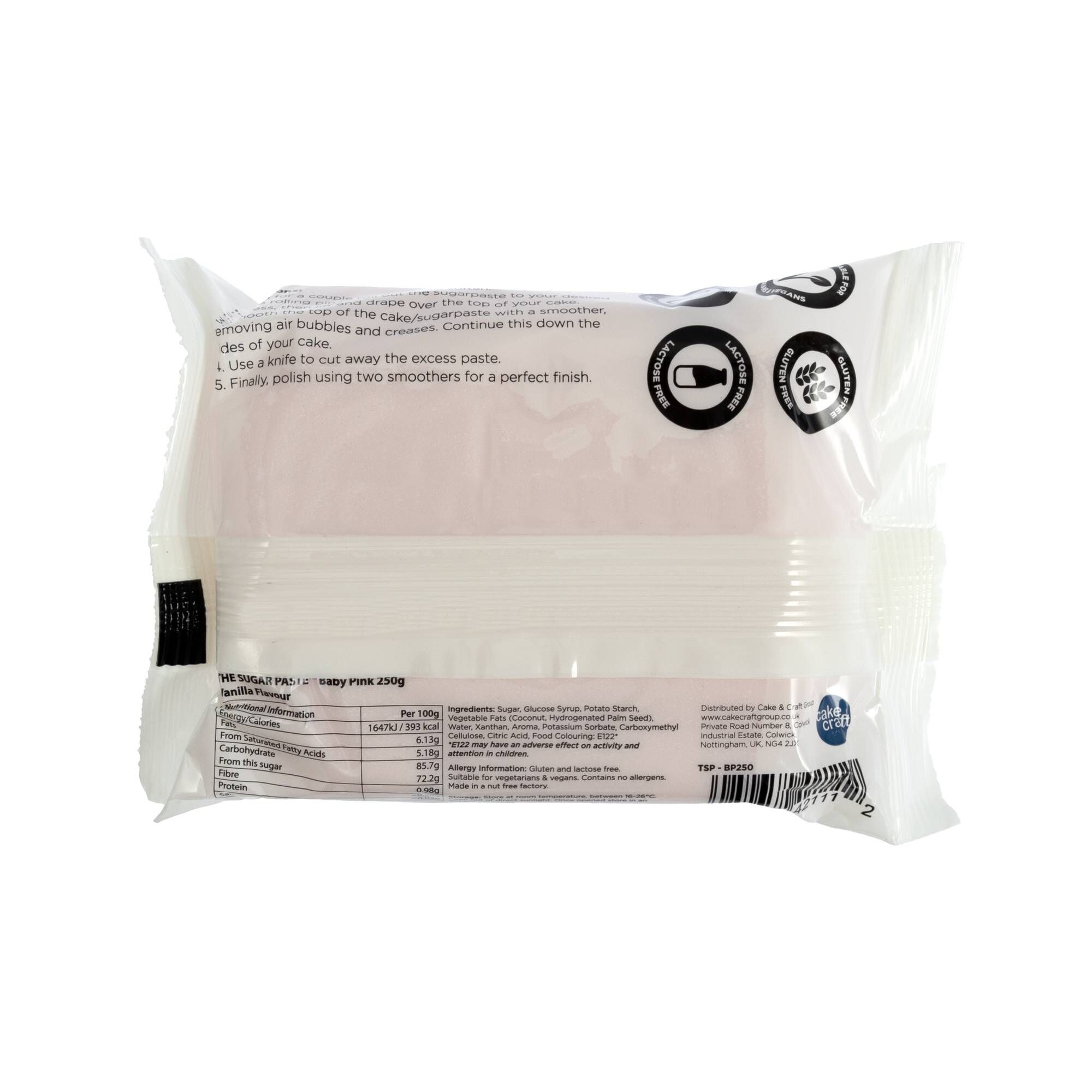 The Sugar Paste Baby Pink Sugarpaste 250g | Hobbycraft