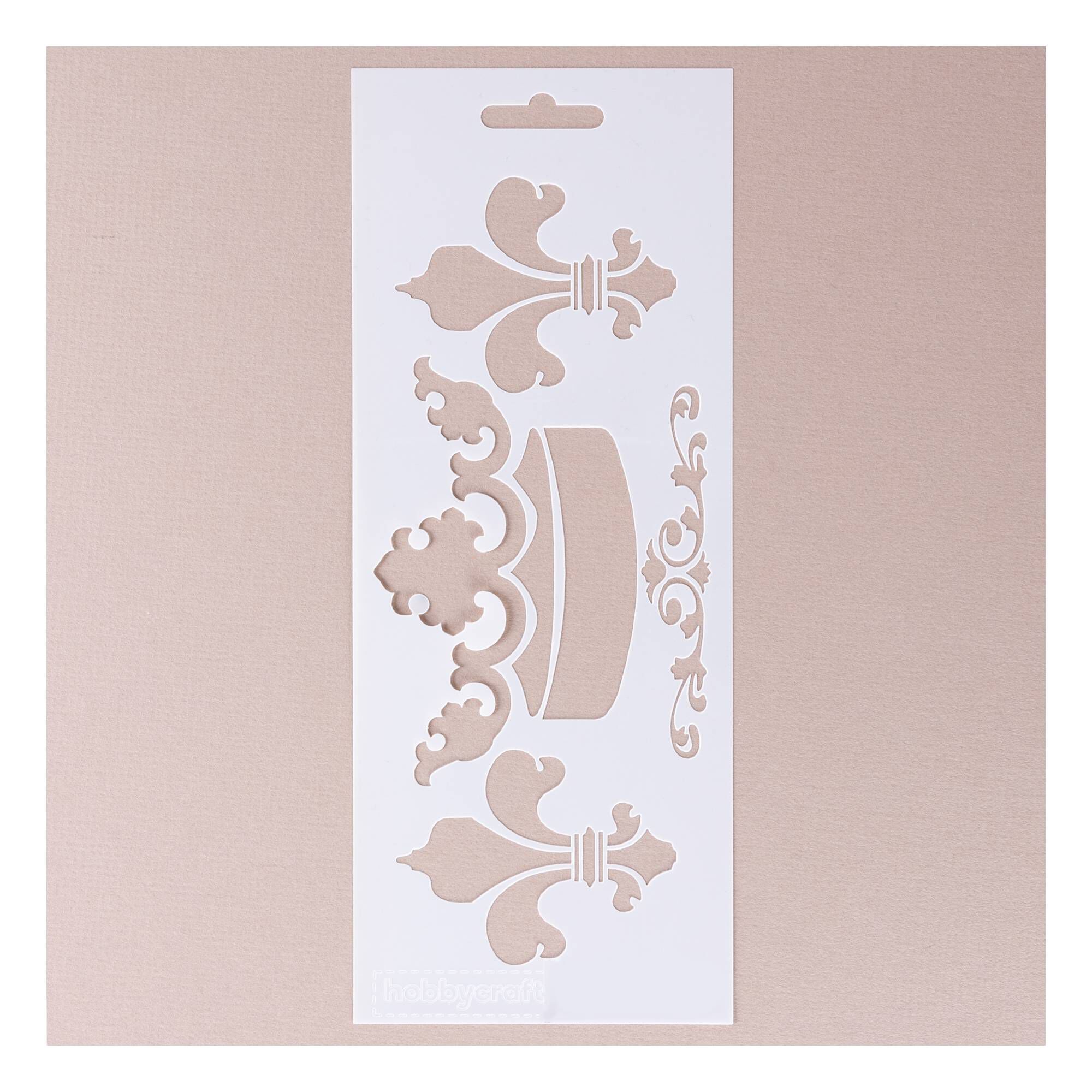 Crown Stencil 10cm x 25cm | Hobbycraft