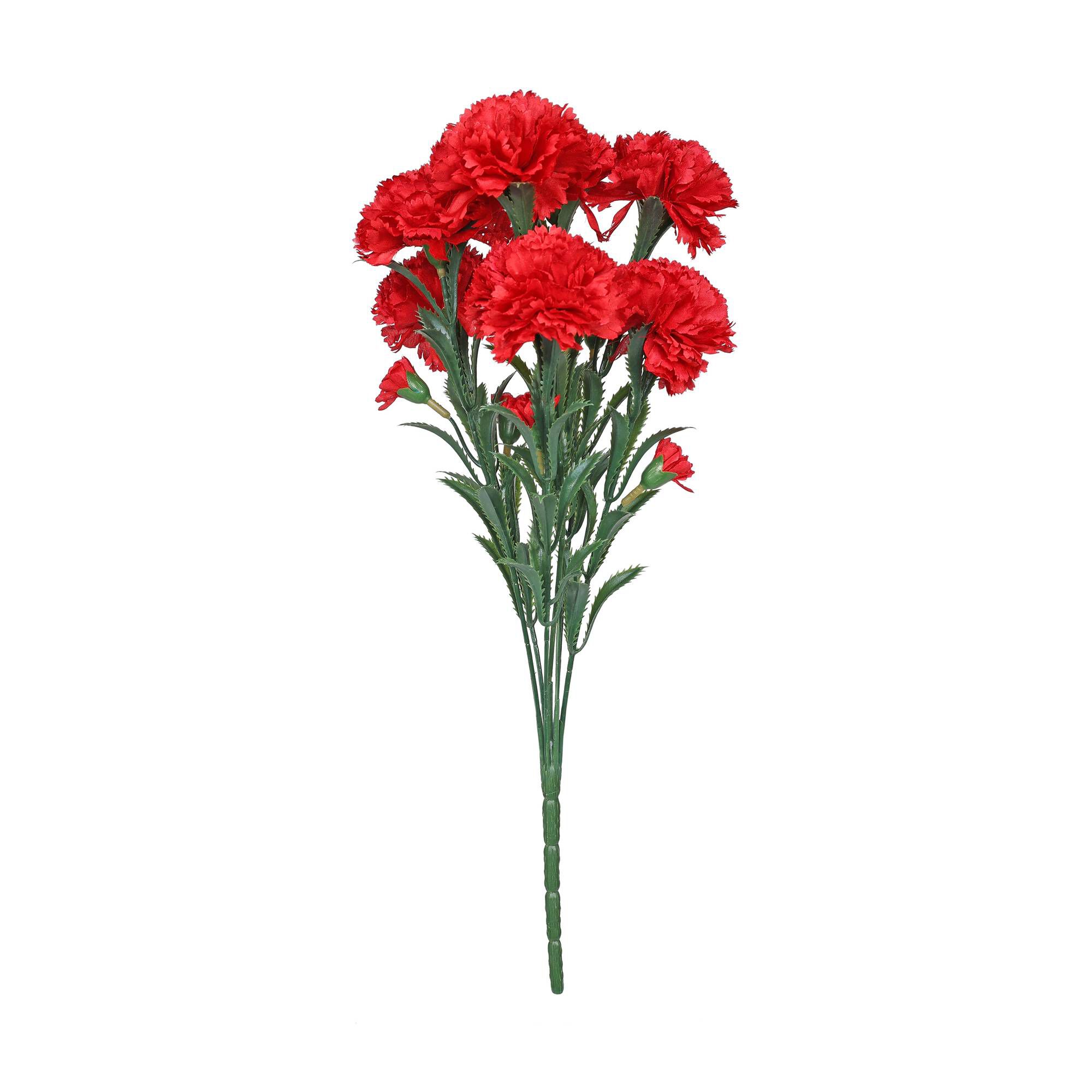Red Carnation Bush 38cm | Hobbycraft