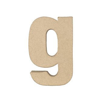 Lowercase Mini Mache Letter G | Hobbycraft