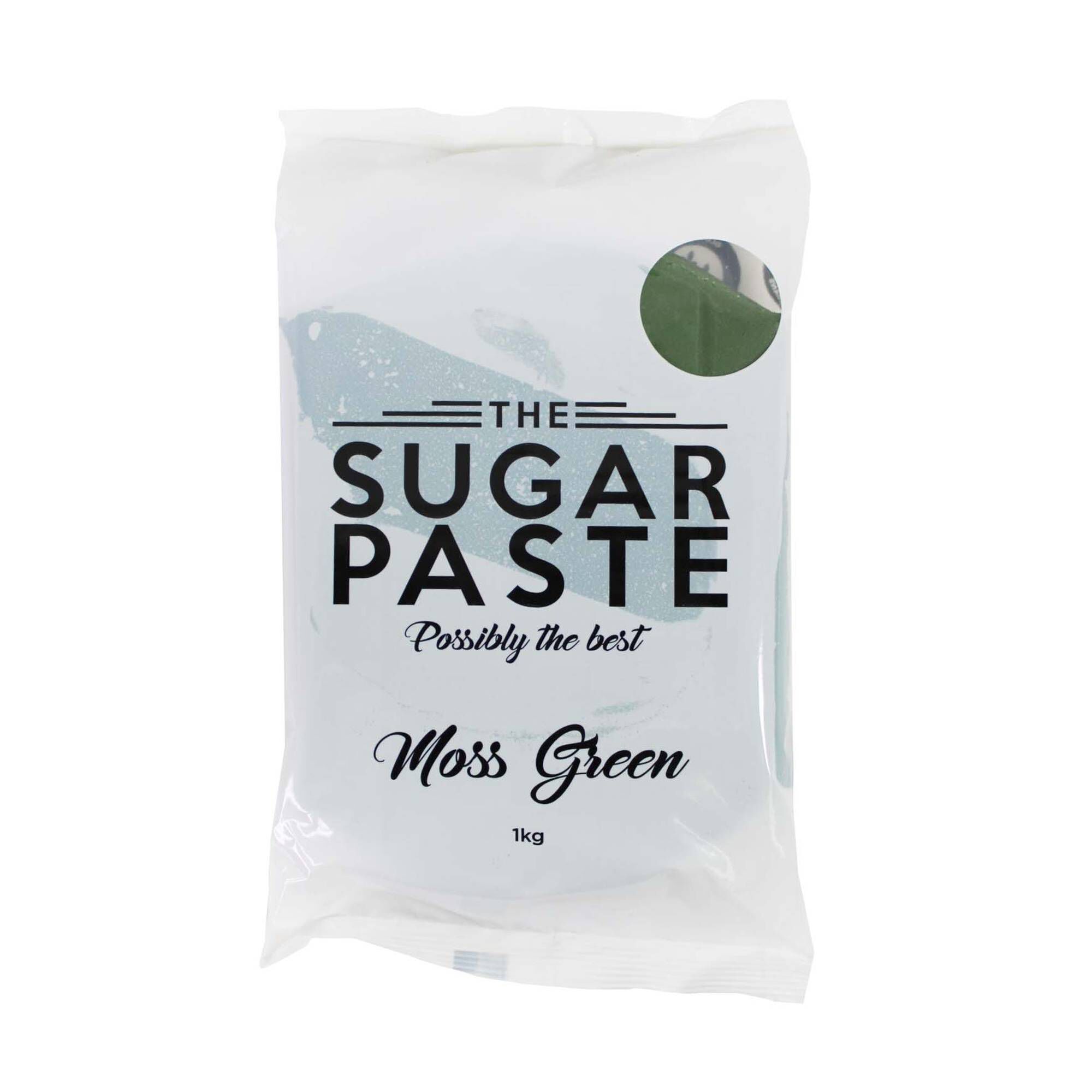 The Sugar Paste Moss Green Sugarpaste 1kg | Hobbycraft