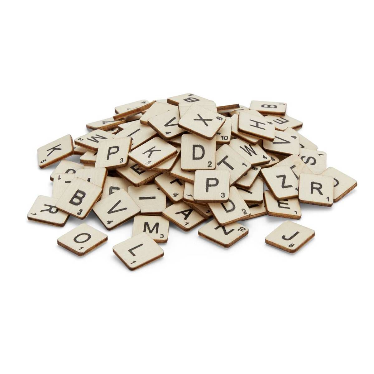 Wooden Letter Tiles 114 Pieces | Hobbycraft