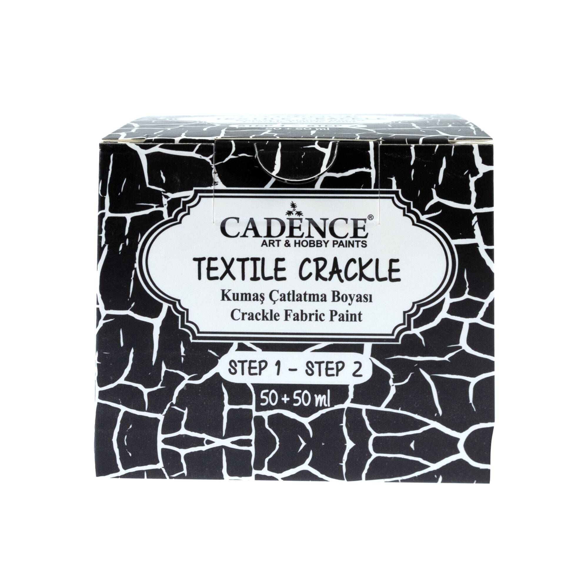 Cadence Cobalt Blue Textile Crackle Set | Hobbycraft