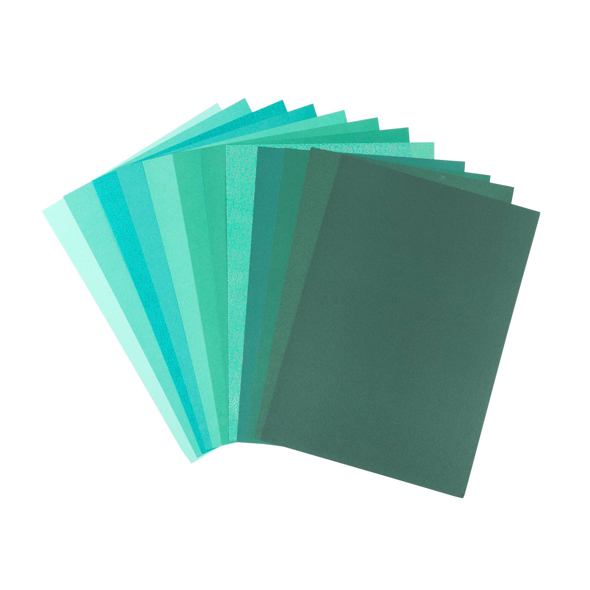 Aqua Coloured Paper Pad A4 24 Pack | Hobbycraft