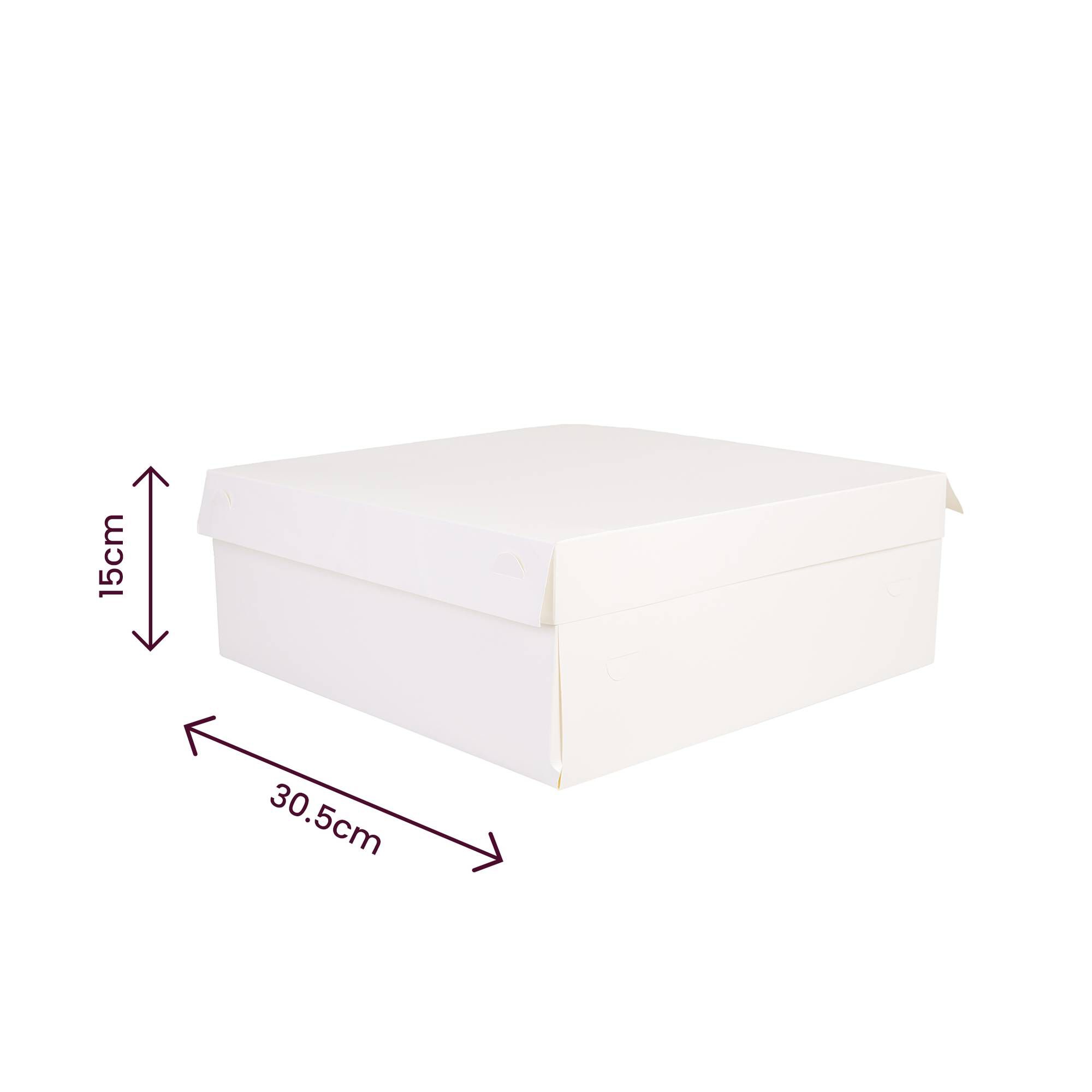 White Cake Box 12 Inches | Hobbycraft
