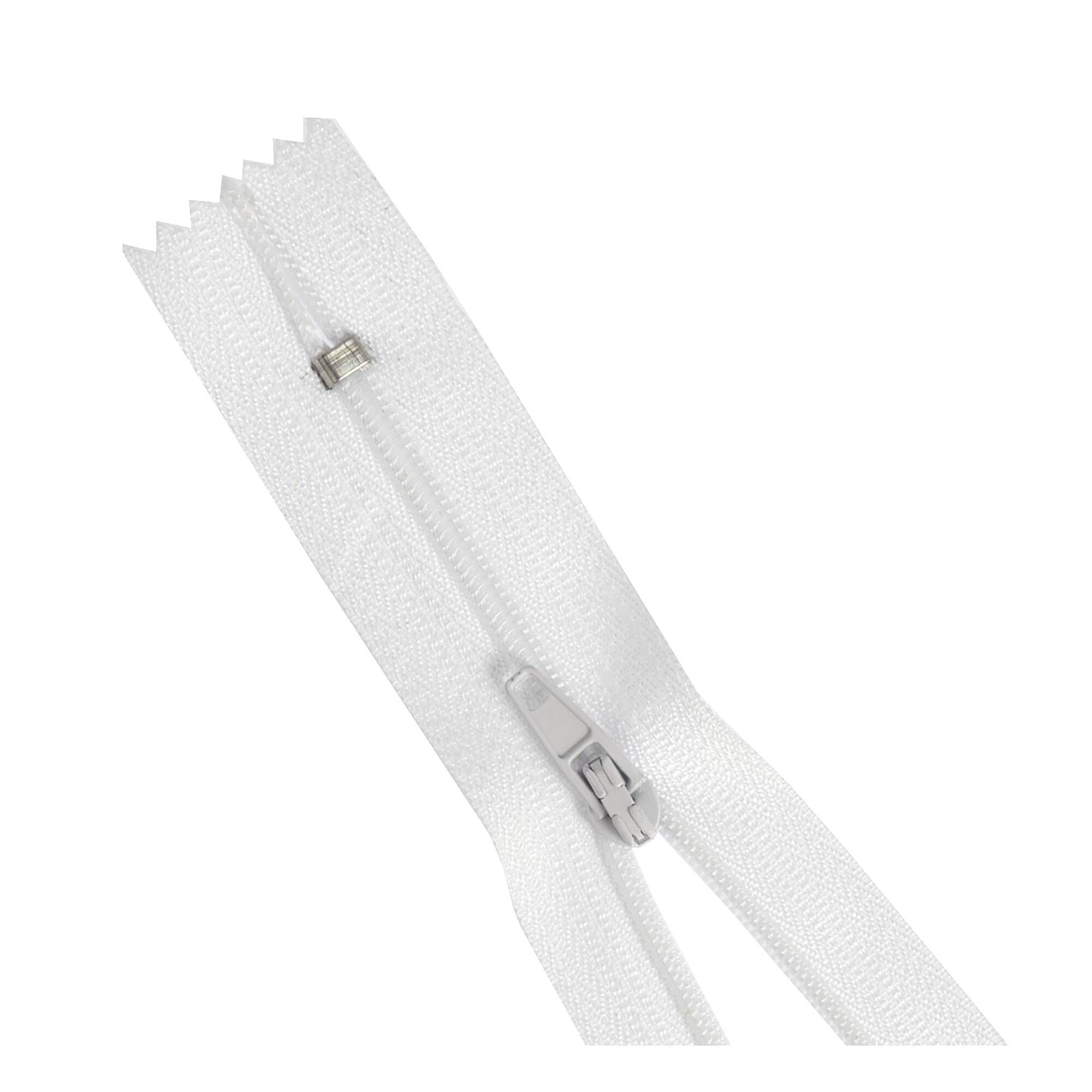 Valuecrafts White Zips 27cm 3 Pack | Hobbycraft