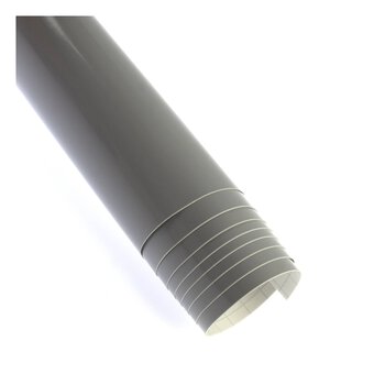 Grey Glossy Permanent Vinyl 12 x 48 Inches | Hobbycraft
