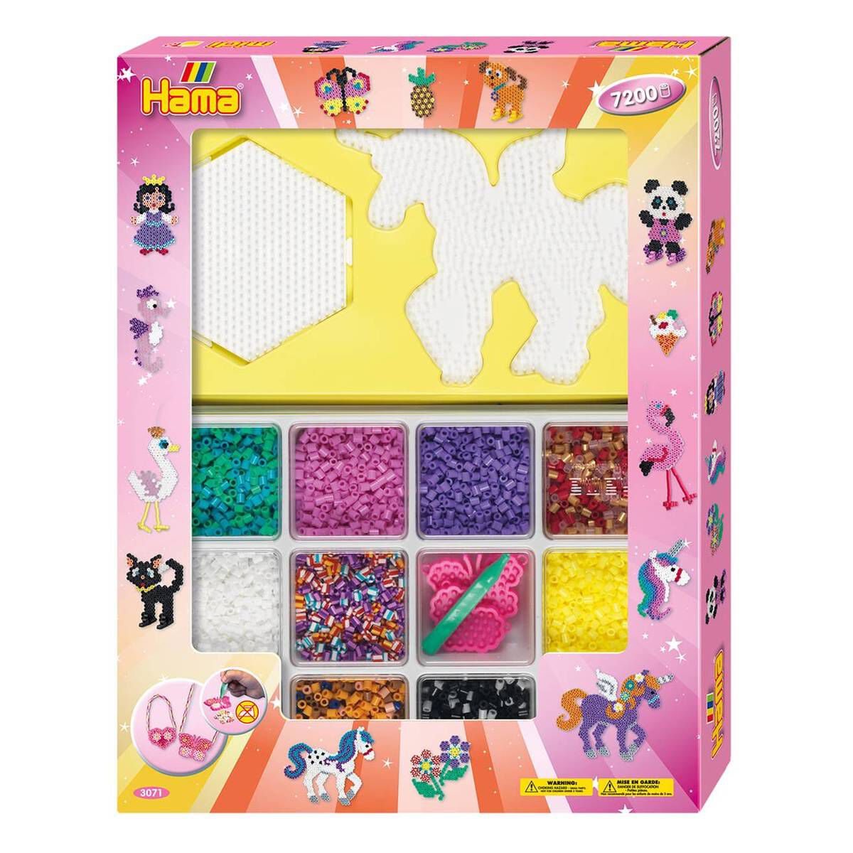 Hama Pink Giant Gift Box 7200 Pack | Hobbycraft