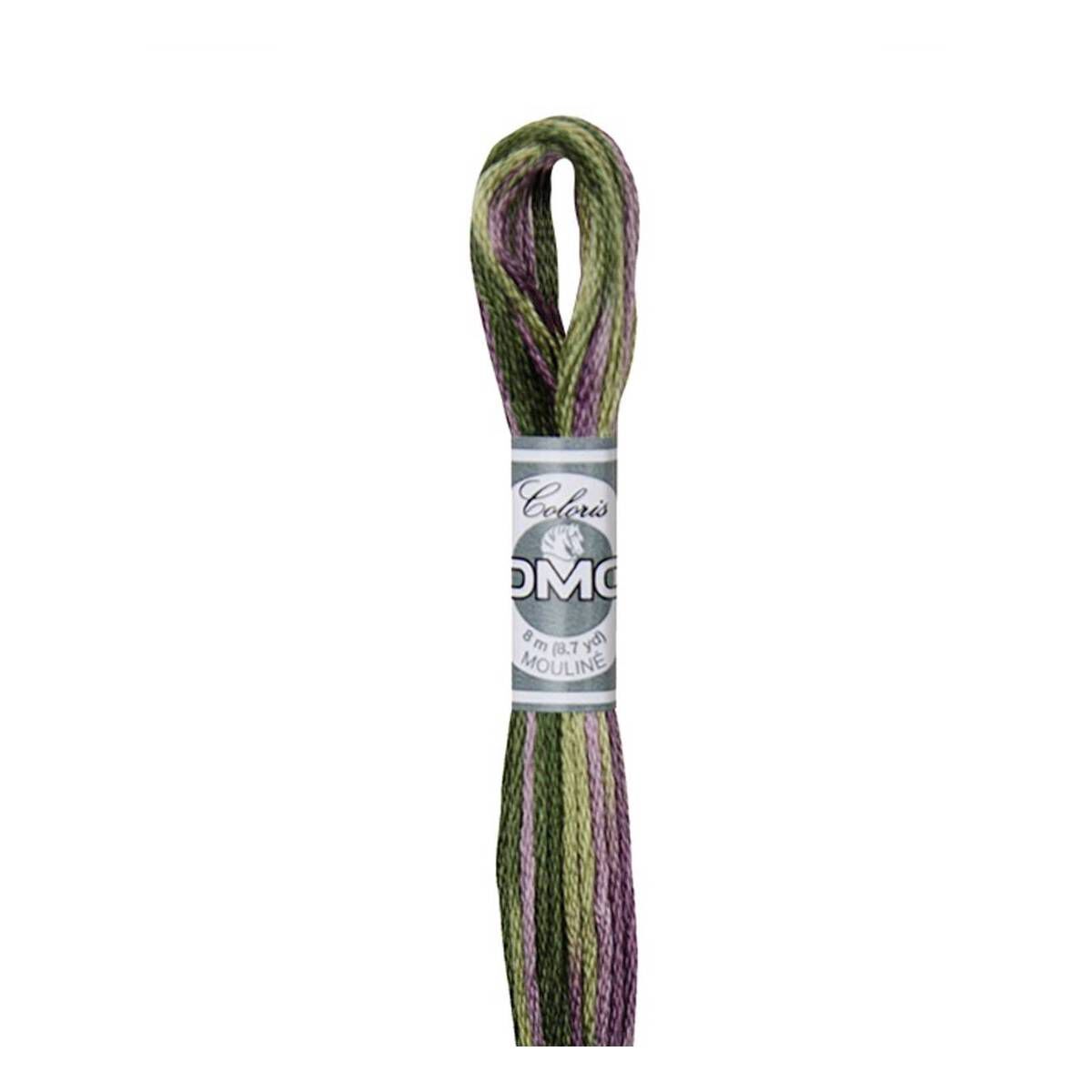 DMC Green and Purple Coloris Mouline Cotton Thread 8m (4505) | Hobbycraft
