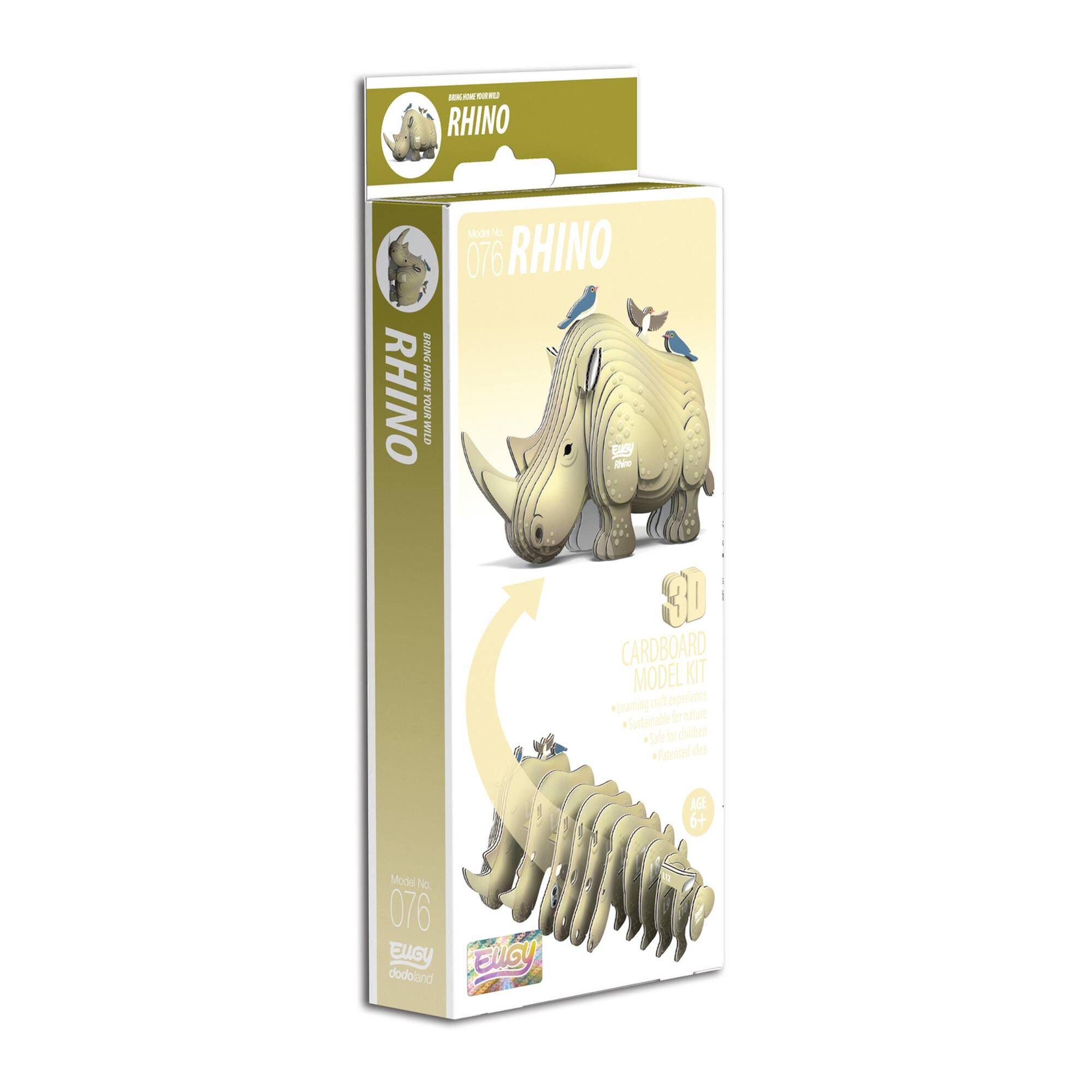 Eugy 3D Rhino Model | Hobbycraft