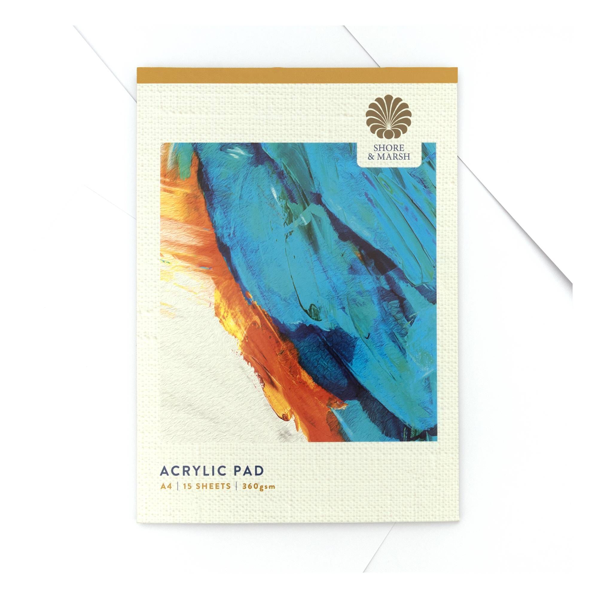 Shore & Marsh Acrylic Painting Pad A4 15 Sheets | Hobbycraft