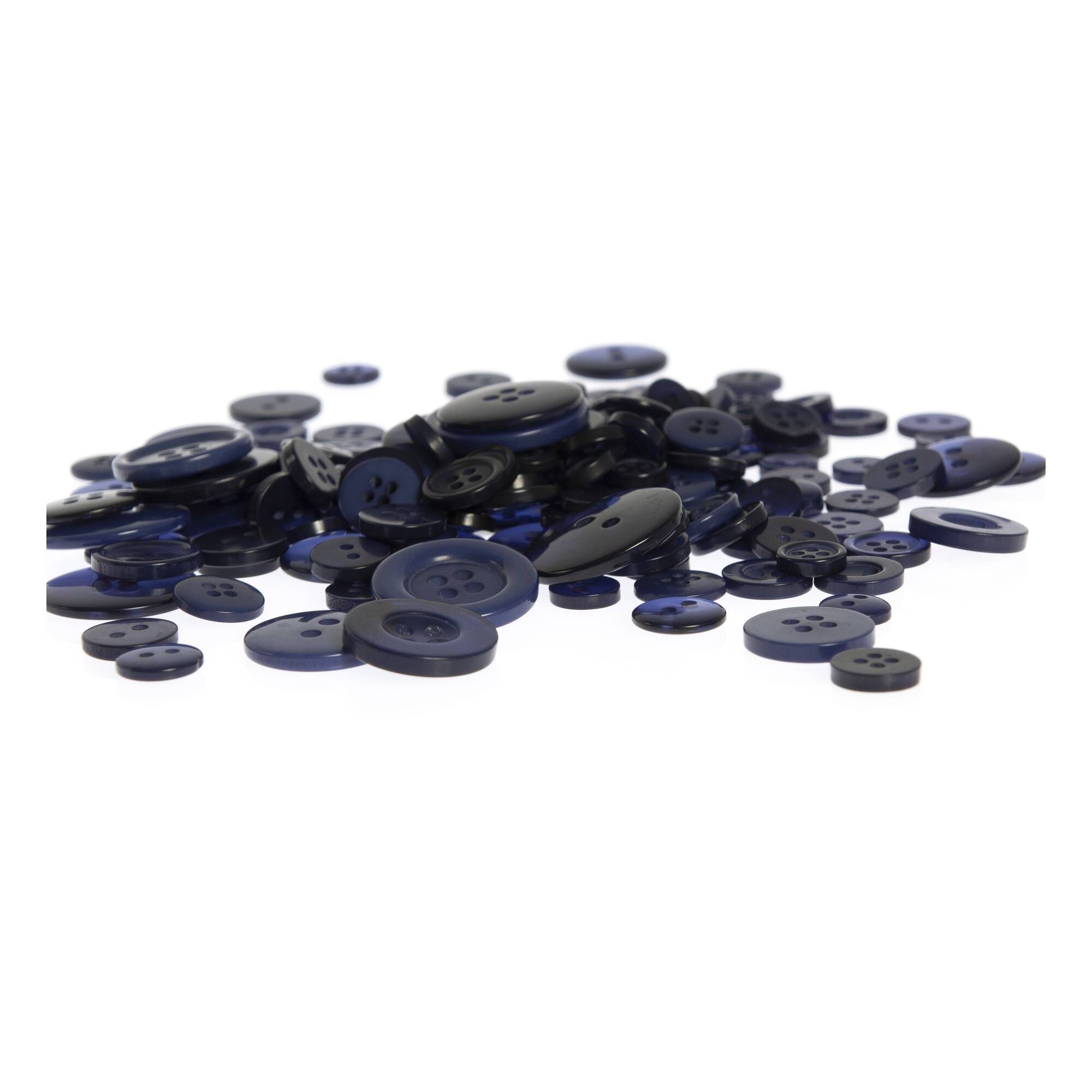 Navy Blue Buttons Pack 50g | Hobbycraft