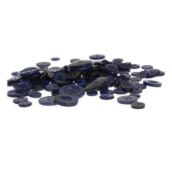 Navy Blue Buttons Pack 50g | Hobbycraft