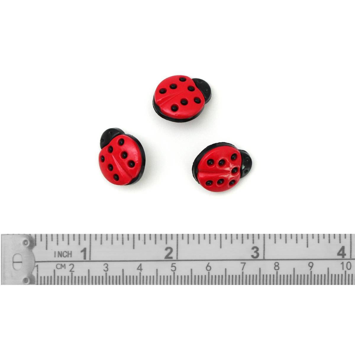 Trimits Red Ladybird Novelty Buttons 7 Pieces | Hobbycraft