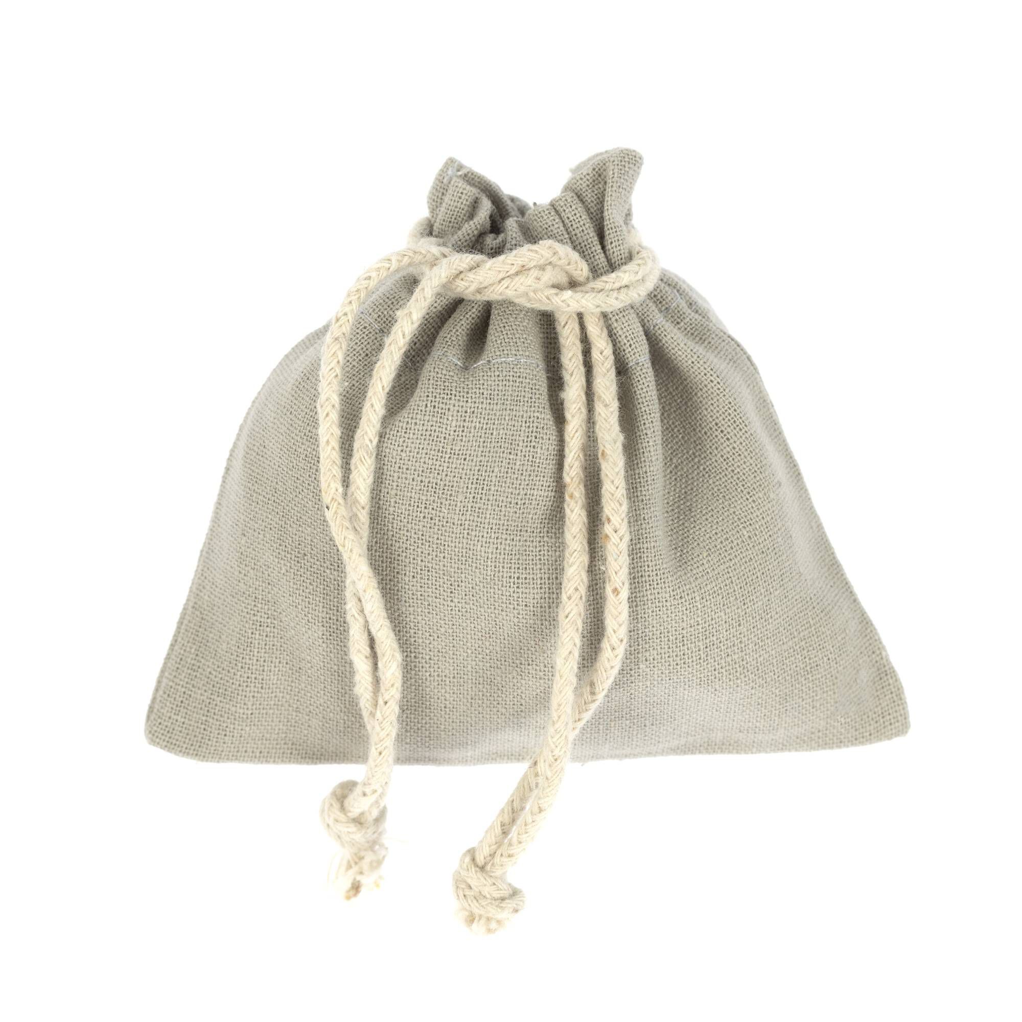 Grey Mini Cotton Drawstring Bags 5 Pack | Hobbycraft