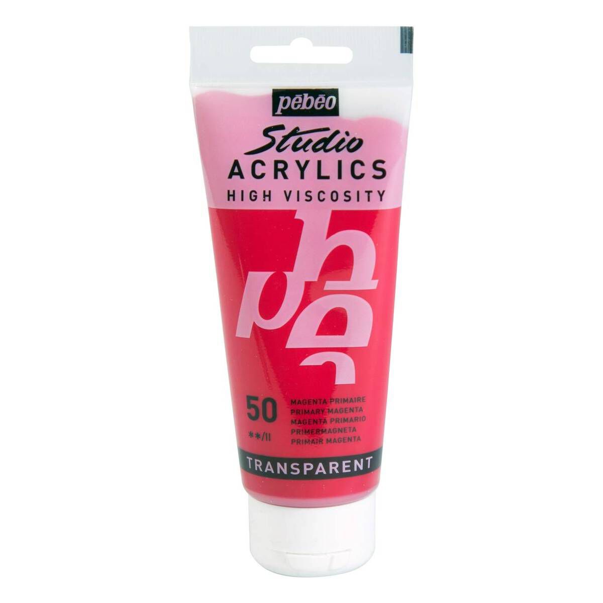 Pebeo Primary Magenta Studio Acrylic Paint 100ml | Hobbycraft