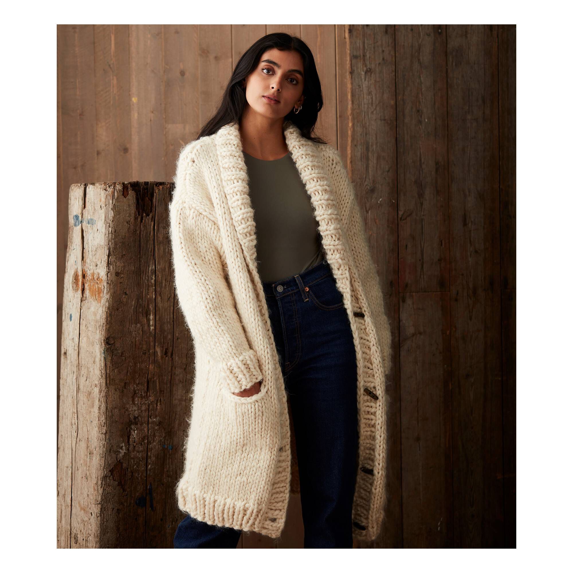 Knitcraft Sunday Vibes Cardigan Digital Pattern 0273 | Hobbycraft