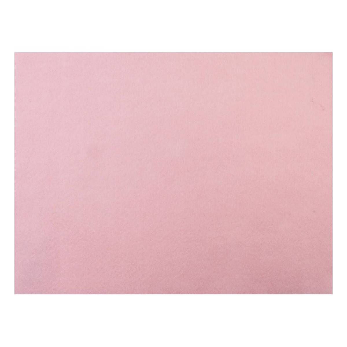 Baby Pink Polyester Felt Sheet A4 | Hobbycraft