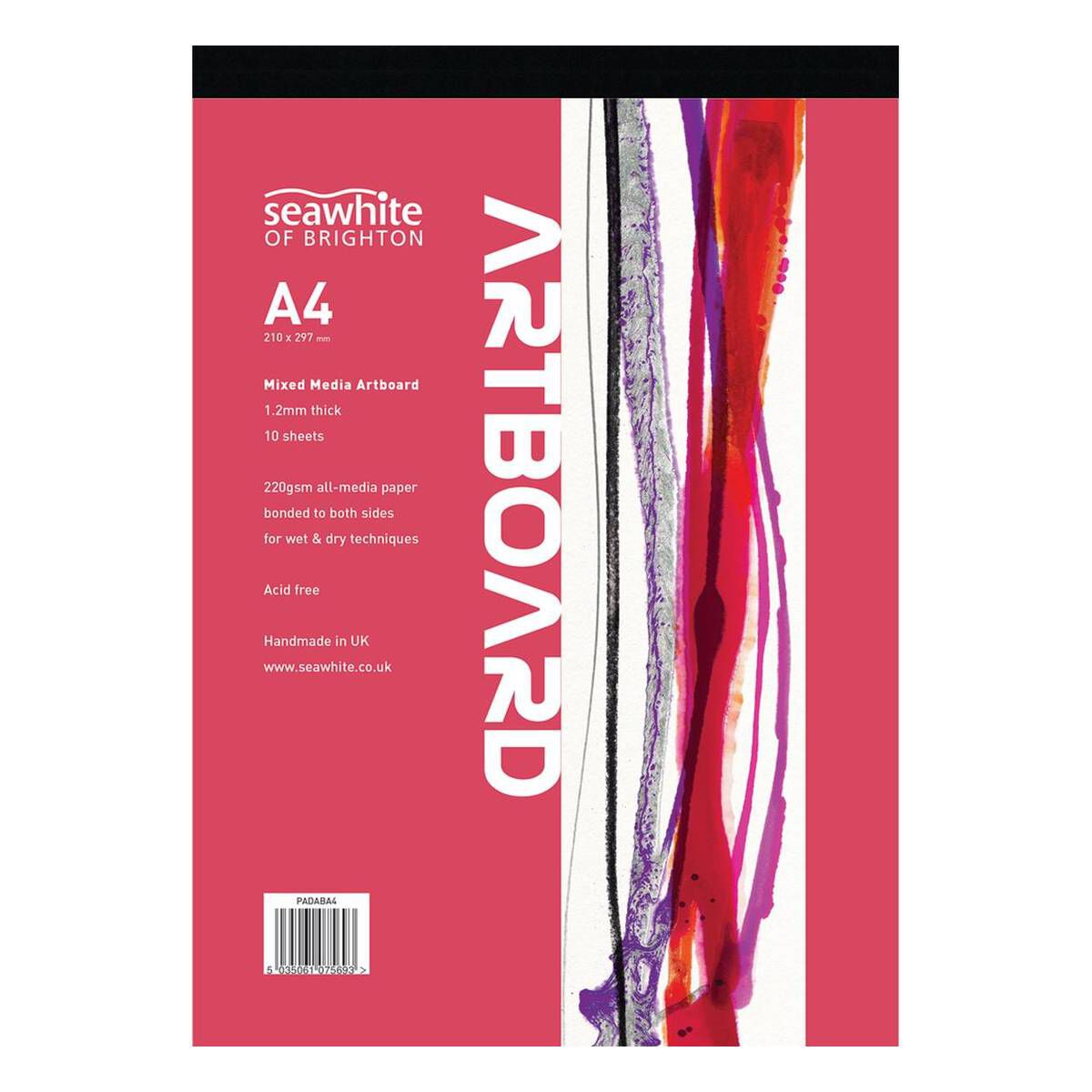 Seawhite Mixed Media Artboard A4 | Hobbycraft