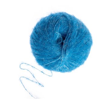 Knitcraft Dark Blue Oh My Fluff Yarn 50g | Hobbycraft