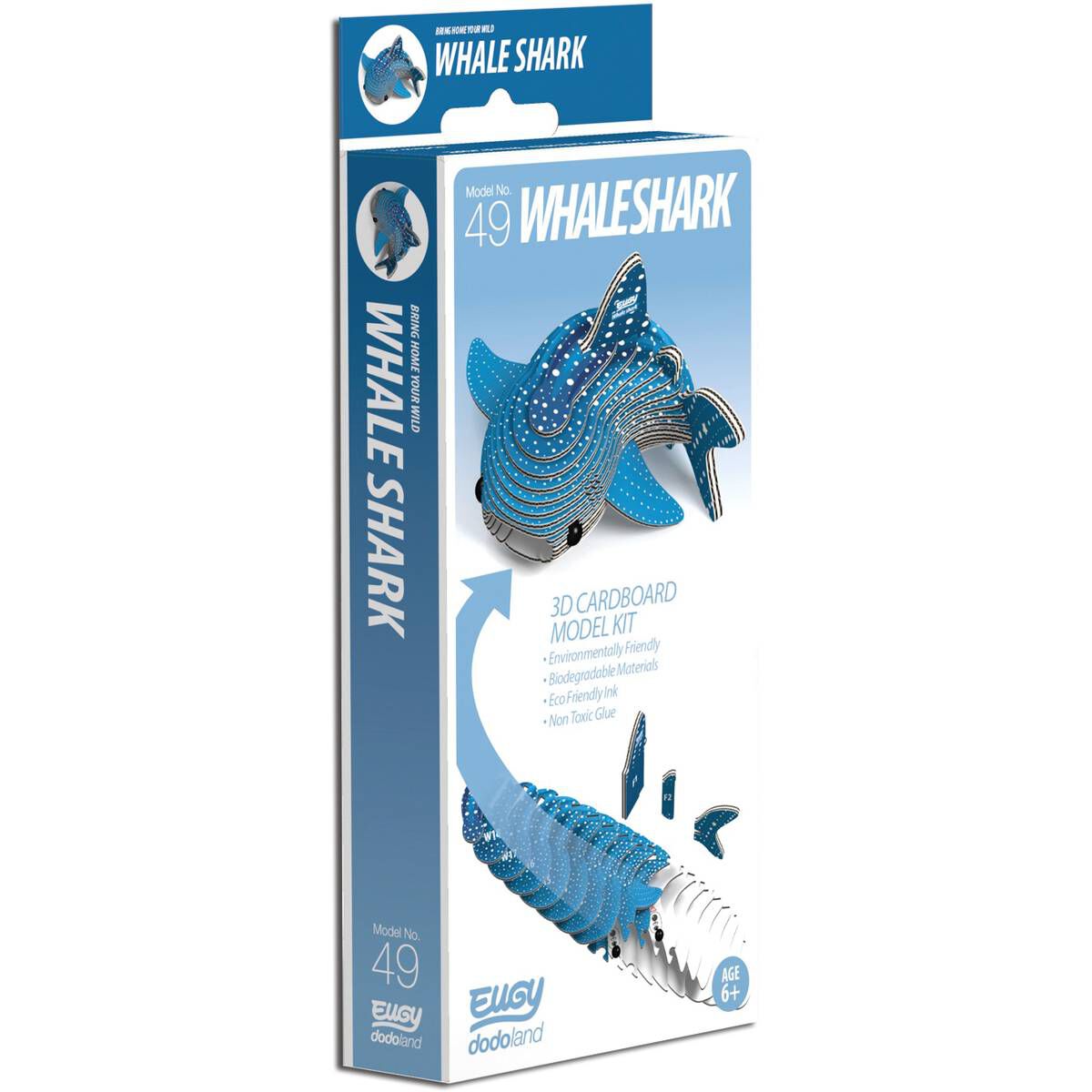 Eugy 3D Whale Shark Model | Hobbycraft