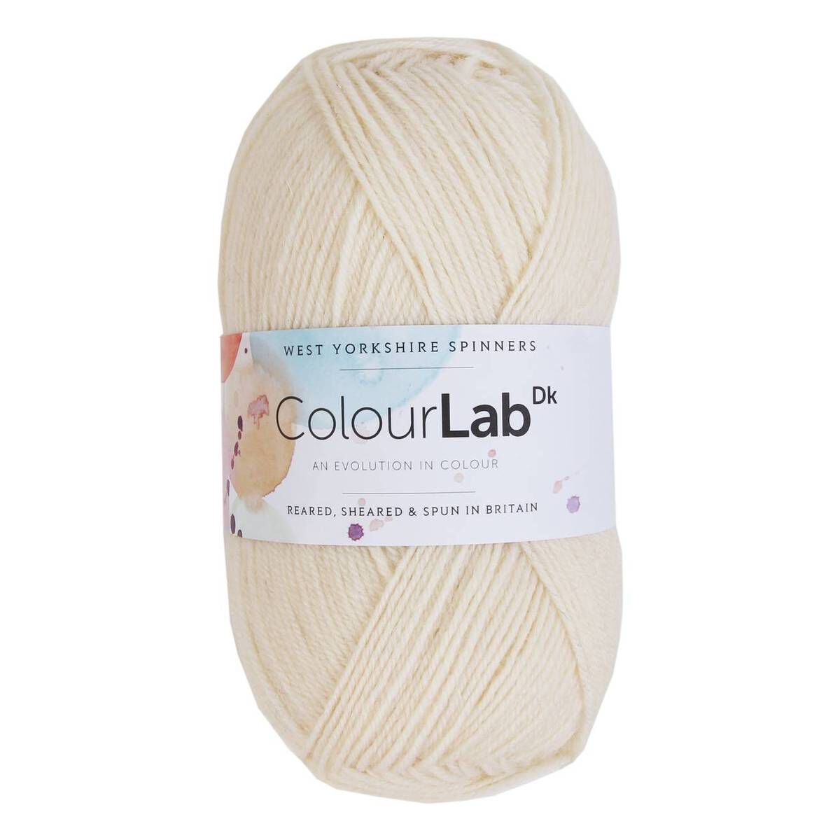 West Yorkshire Spinners Natural Cream ColourLab DK Yarn 100g | Hobbycraft