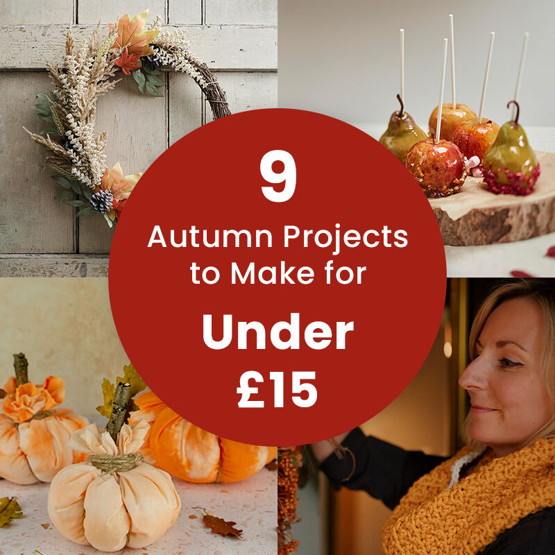 9 Autumn Projects to Make for Under £15 | Hobbycraft