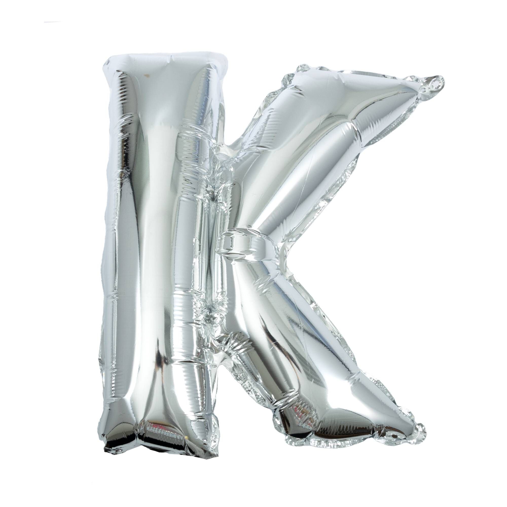 Silver Foil Letter K Balloon | Hobbycraft