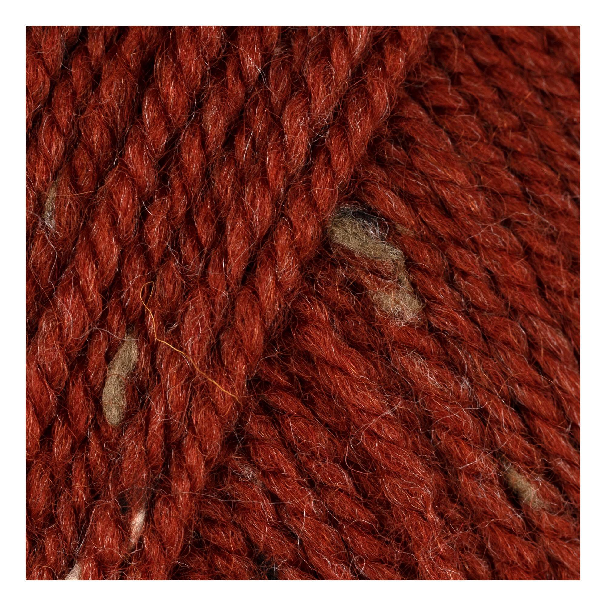 James C Brett Rust Rustic Aran Tweed 400g | Hobbycraft