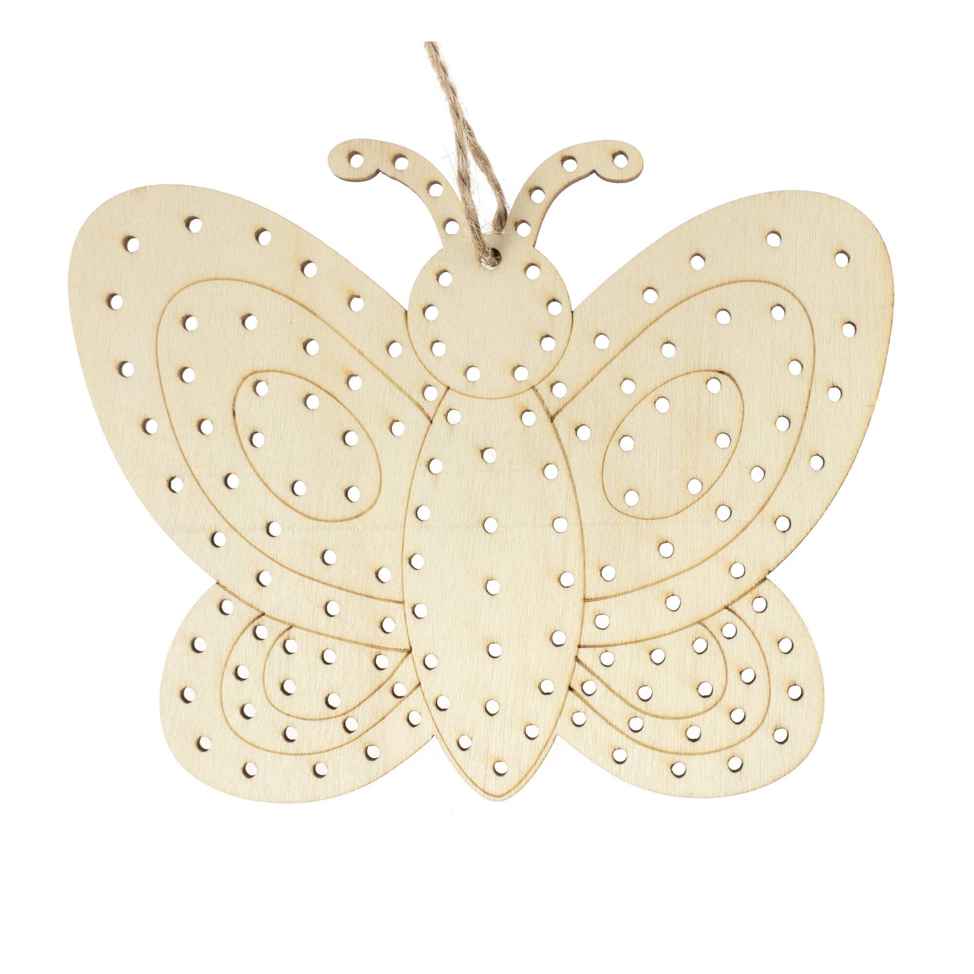 Butterfly Wooden Threading Kit | Hobbycraft