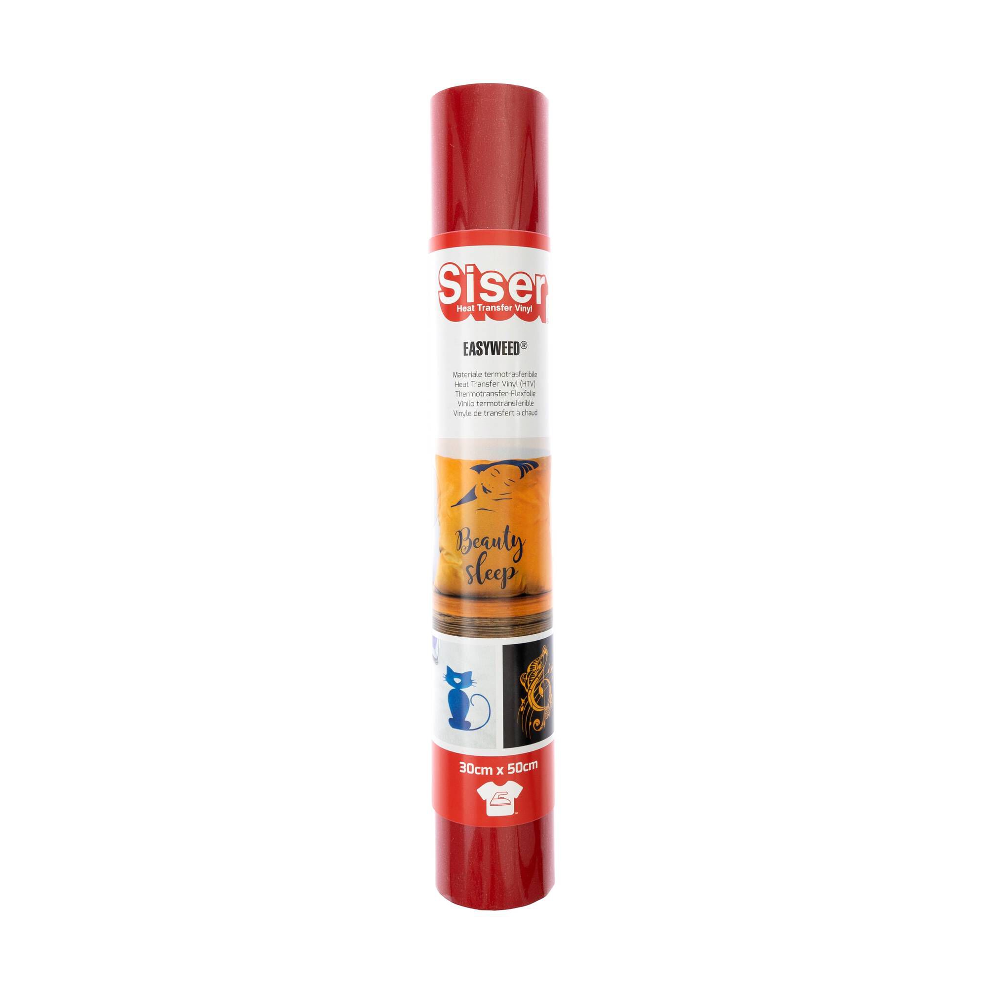 Siser Red Easyweed Heat Transfer Vinyl 30cm x 50cm | Hobbycraft