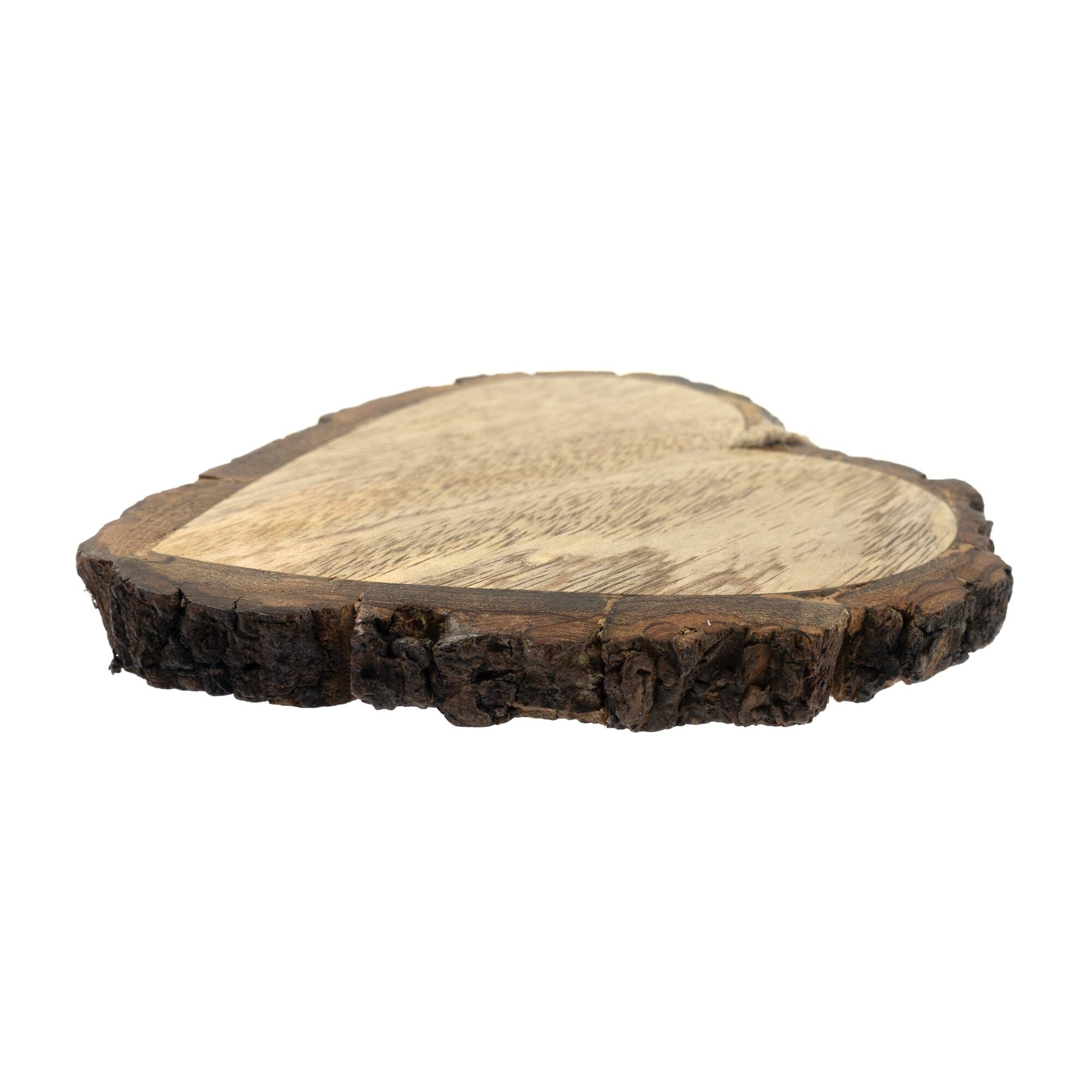 Hanging Wooden Heart Slice 15cm | Hobbycraft