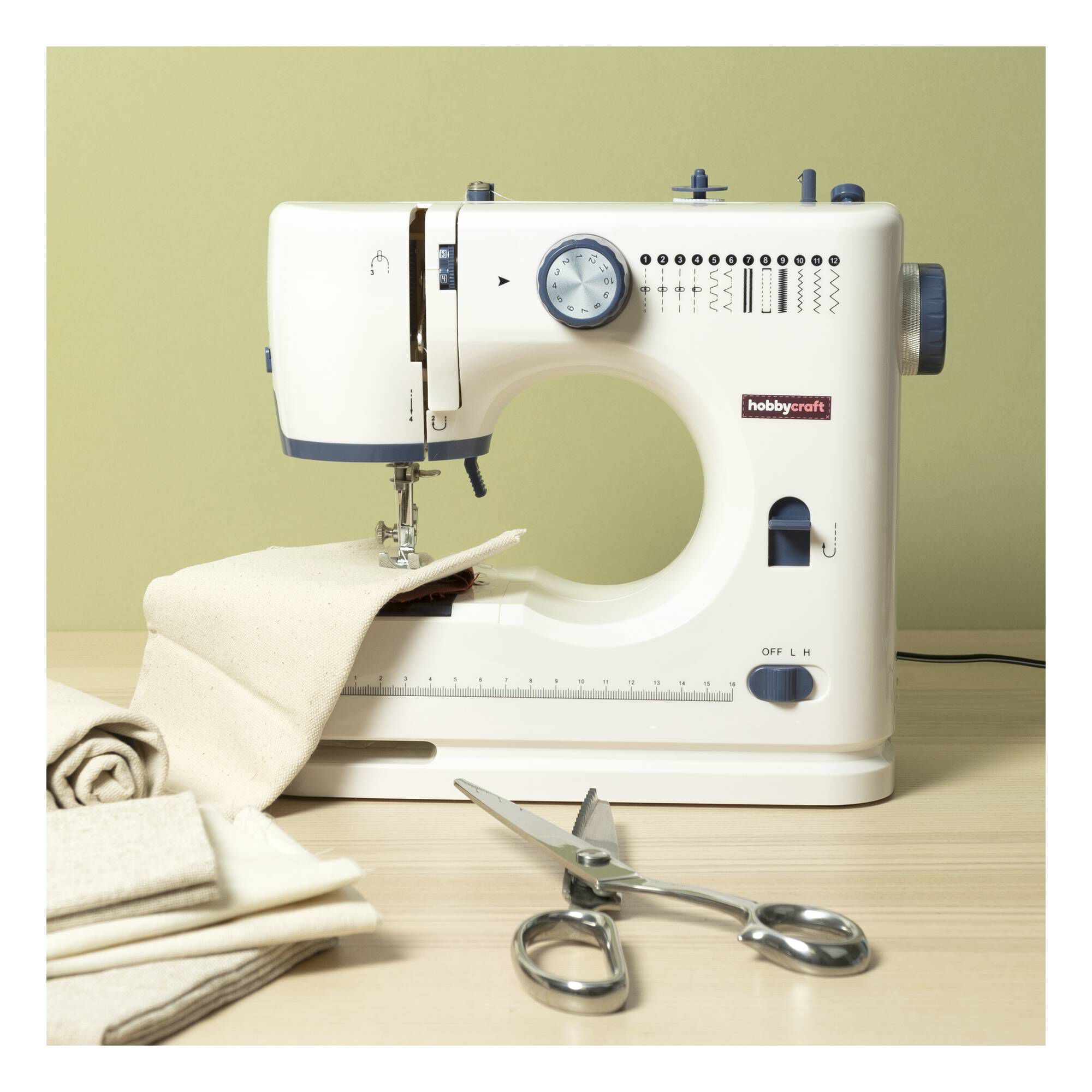 Hobbycraft 12S Sewing Machine and Sewing Kit Bundle | Hobbycraft