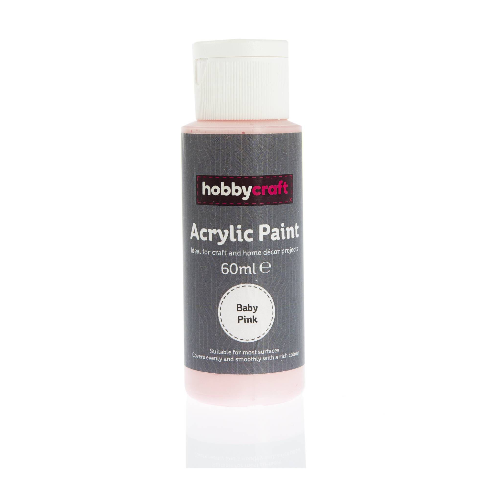 Baby Pink Acrylic Paint 60ml | Hobbycraft